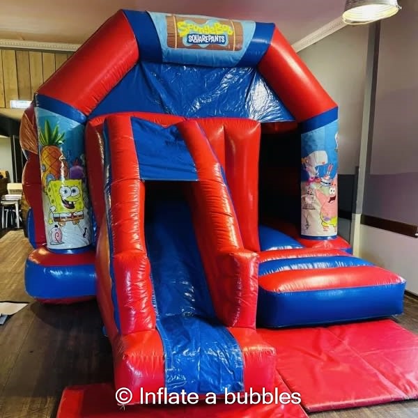 Sponge Bob bouncy castle Front Slide - Hire in Kings Lynn, Wisbech ...
